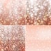 Bokeh Digital Paper: bokeh ROSE Gold Scrapbook - Etsy