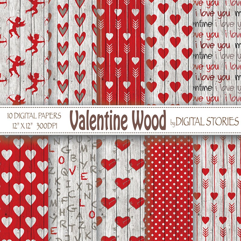 Valentine Scrapbook - Etsy
