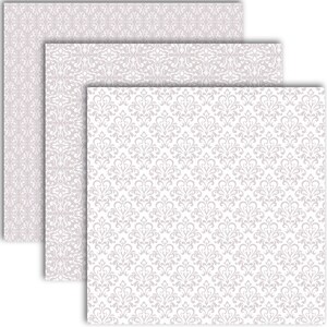 Damask Digital Paper: damask LIGHT Gray Digital - Etsy