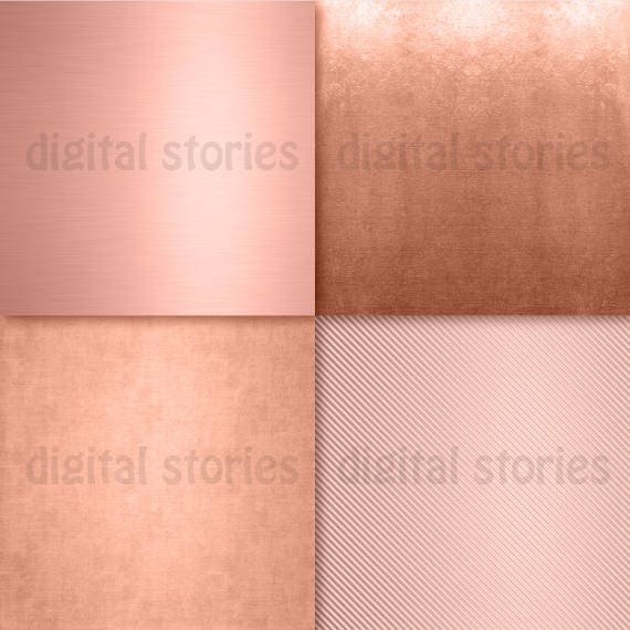 Rose Gold Digital Paper: rose GOLD Textures Golden Foil Shiny Metallic ...
