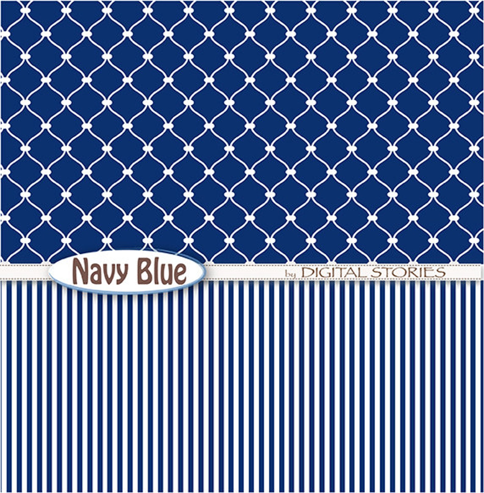 Navy Blue Basic Digital Paper Pack Instant Download - Etsy
