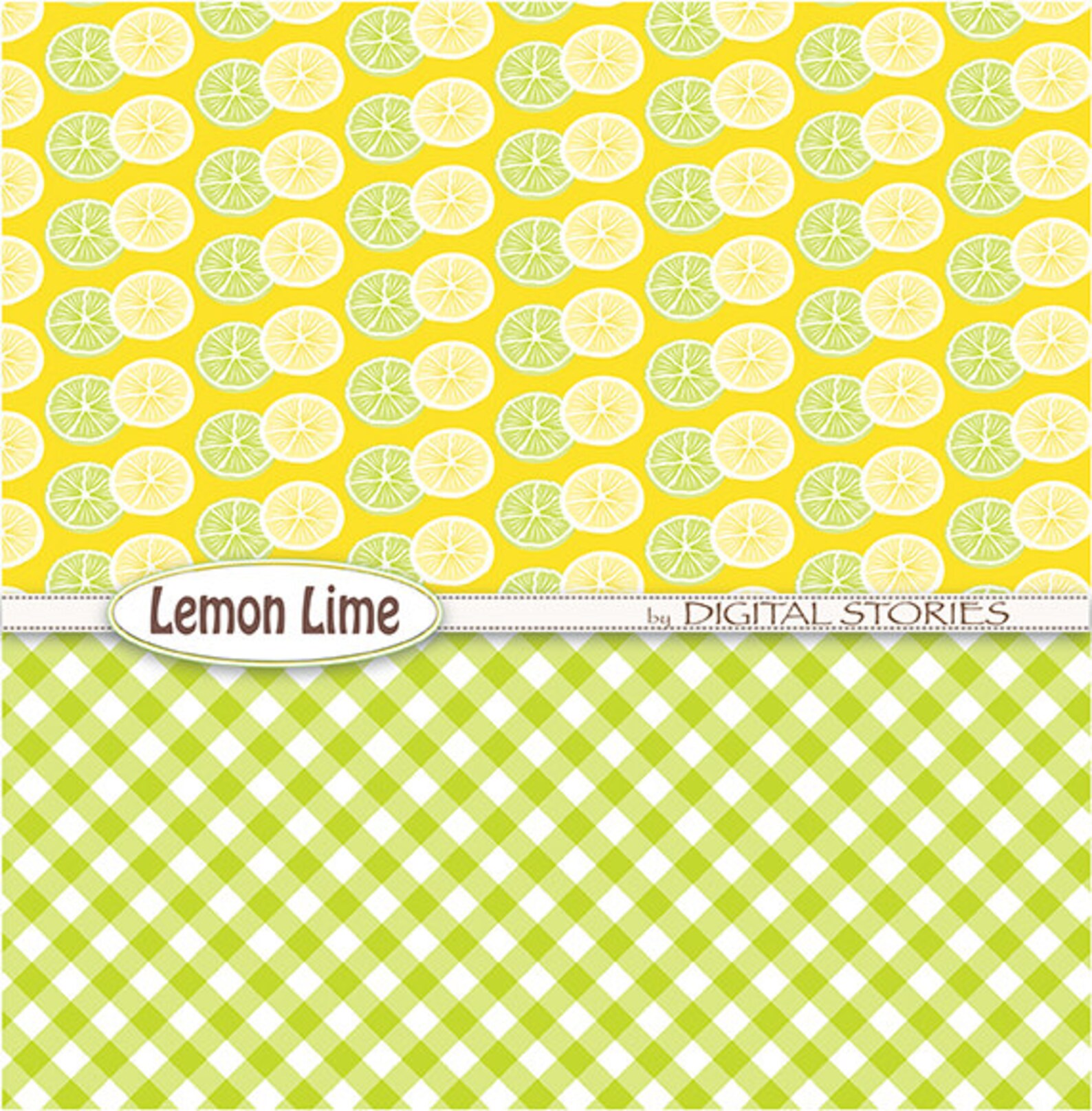 Lemon Digital Paper: lemon Lime Lemon Lime Yellow - Etsy