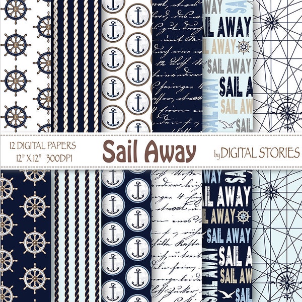 Nautical Paper - Etsy