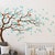Pink Butterfly Tree Decal White Tree Mural Butterfly Wind Tree Design ...