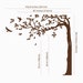 White Tree Decal Big Family Tree Mural One Side Tree Design - Etsy