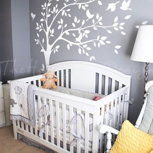 Wind Tree Wall Decal Big Wind Tree Mural Kid Room Wall Sticker - HT085 ...