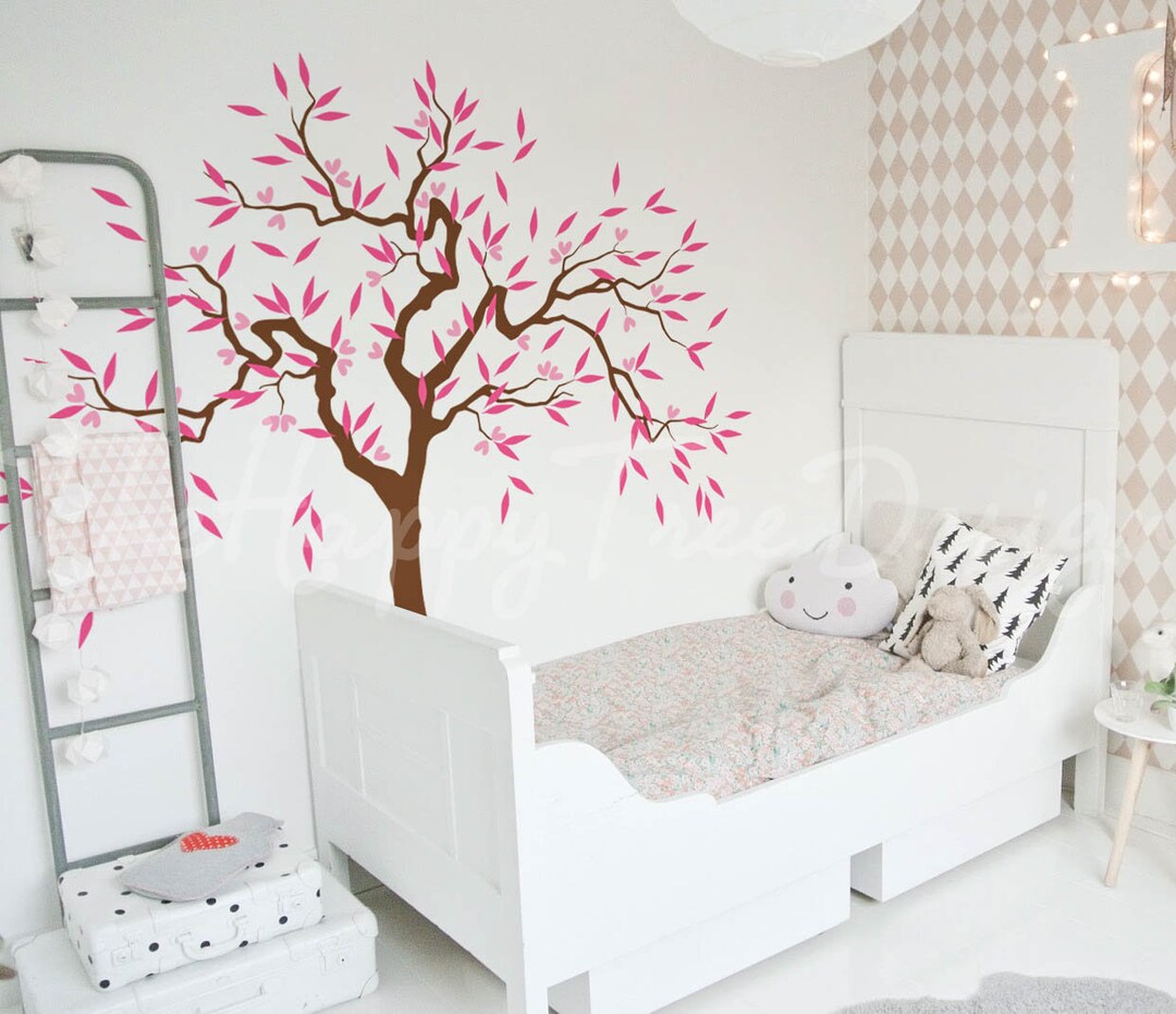 Big Love Tree Wall Decal Wall Mural Design Kid Room Living Room Tree ...