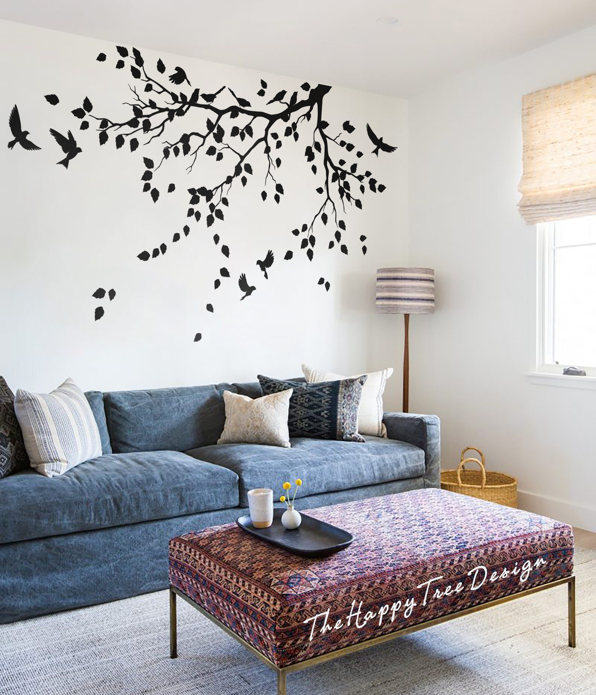 Branch Wall Design Kid Room Interior Element Design Family - Etsy