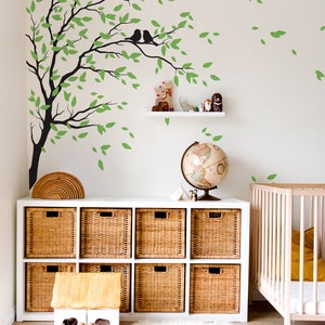 Big Corner Branch Wall Decal Wild Decal Design Elegant Tree Mural ...