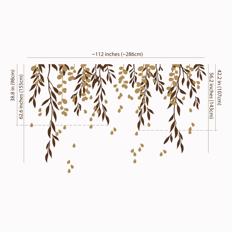 Tree Branch Wall Decal Family Home Wall Decorative Decal Set - Etsy