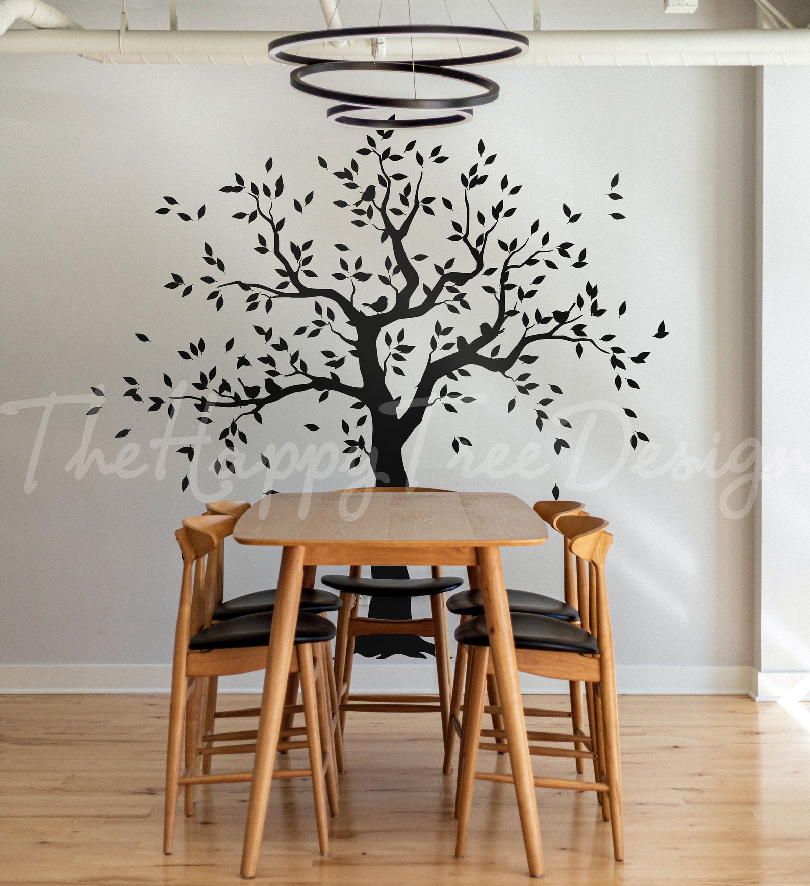 Big Family Tree Decal Set Vinyl Wall Decal Nursery Mural - Etsy