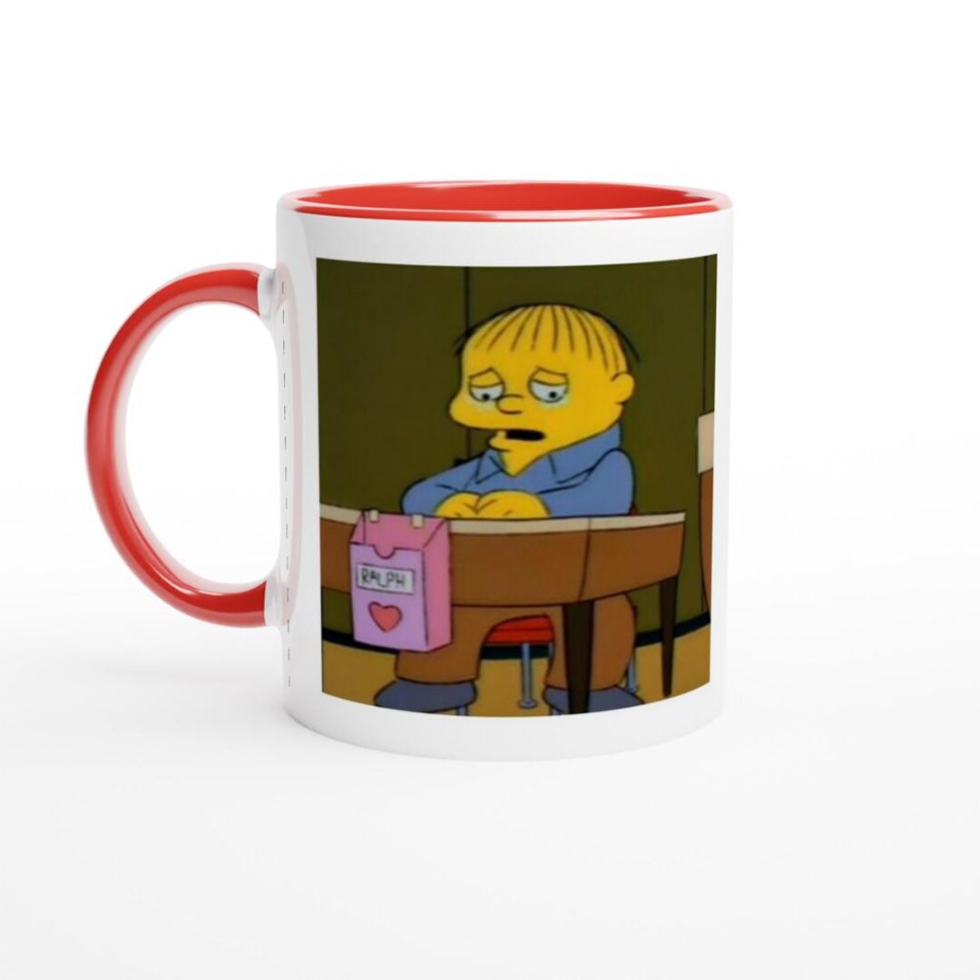 Sad Ralph Wiggum Valentines Day Simpsons Multiple Colors 11oz Ceramic ...