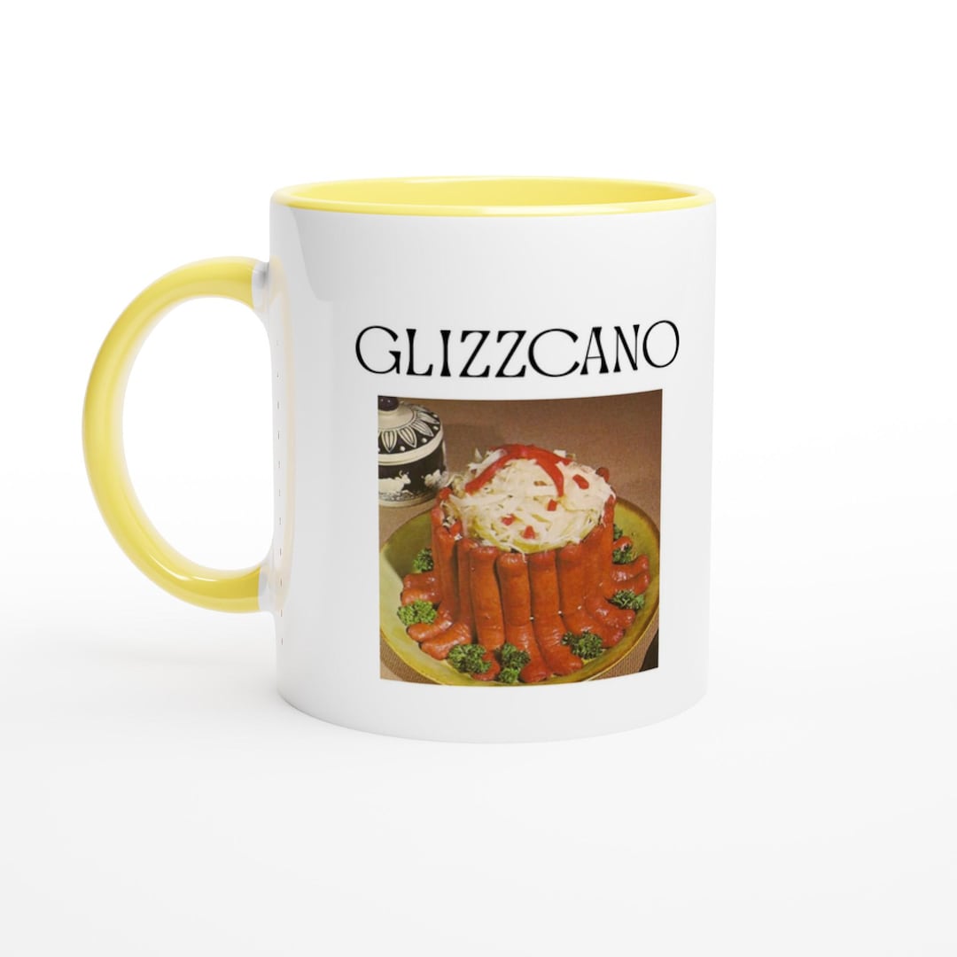 Retro Recipe Hot Dog Glizzy Glizzcano Multiple Colors White 11oz ...