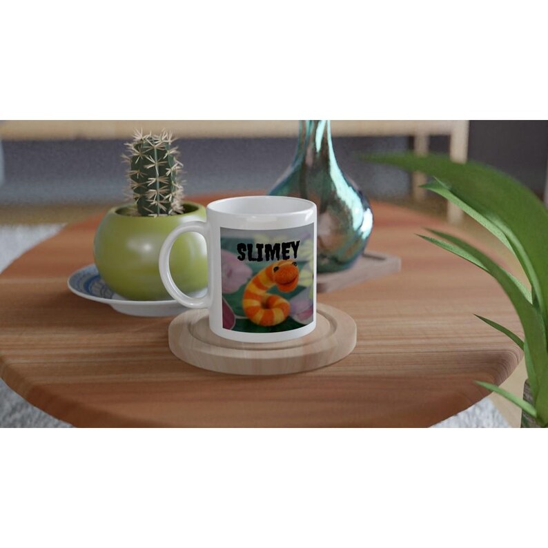 Slimey the Worm Muppet Sesame Street Cute 11oz Ceramic Mug Ceramic ...