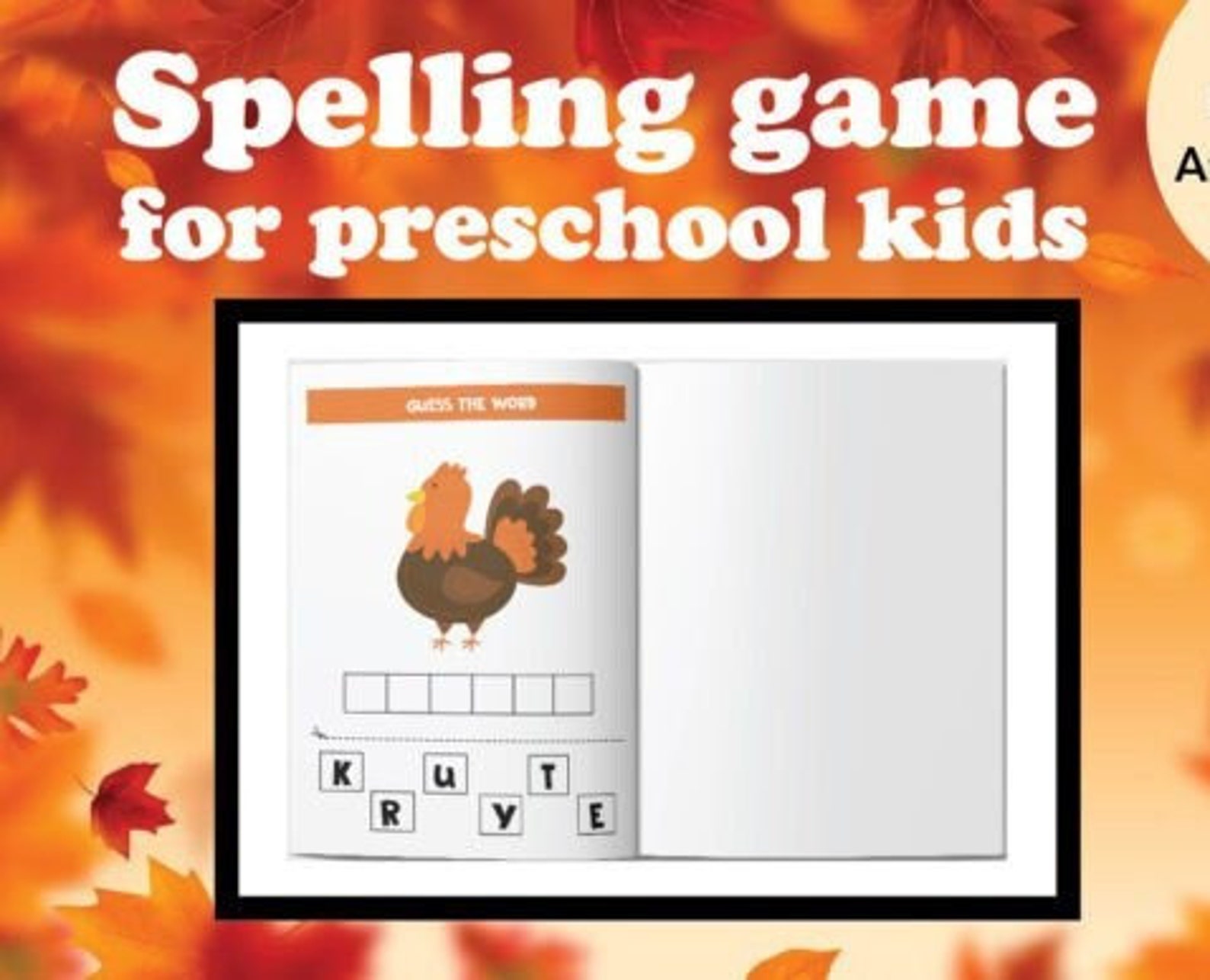 Autumn Montessori Printable Fall Bundle Preschool - Etsy