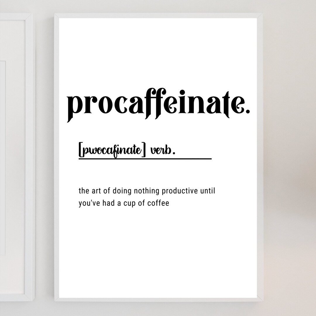 Procaffeinate Print Einstellungsgeschenke Bestie Geschenk ...