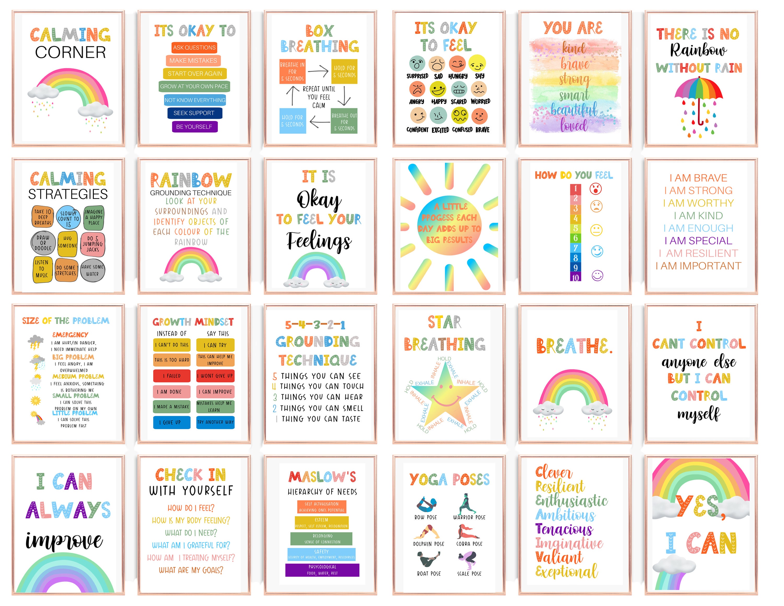 75 Calming Corner Poster Digital Download Anger Management - Etsy UK