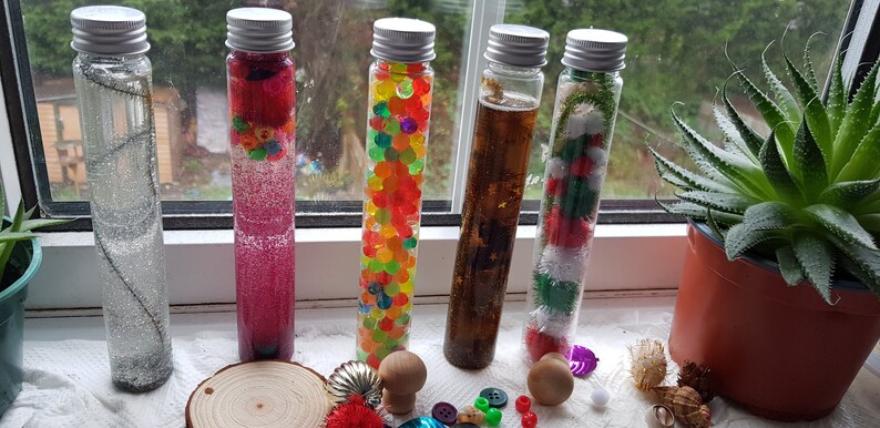 Glitter Sensory Bottles Calm Down Bottle ADHD Autism Calming - Etsy