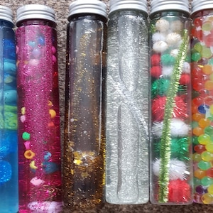 Sensory Bottle Calming Glitter Bottles Pack of 2 Calm Down Bottles ...