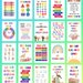 Set of 20 German Classroom Rainbow Prints Diversity Deco School Kid ...