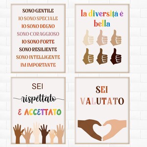 15 Italian Inclusion Poster Digital Download Rainbow Kit - Etsy