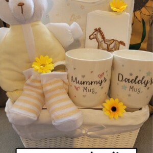 Gender Neutral Luxury Baby Hamper, Unisex Baby Gift, Baby Girl Gift ...