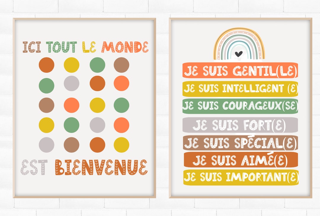 French Classroom Poster, Pdf Png Bedroom Decor, Equality Posters, Wall ...