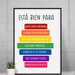 30 Spanish Calming Corner Poster Digital Download Rainbow - Etsy