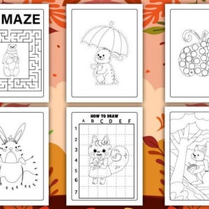 Autumn Montessori Printable Fall Bundle Preschool Kindergarten ...