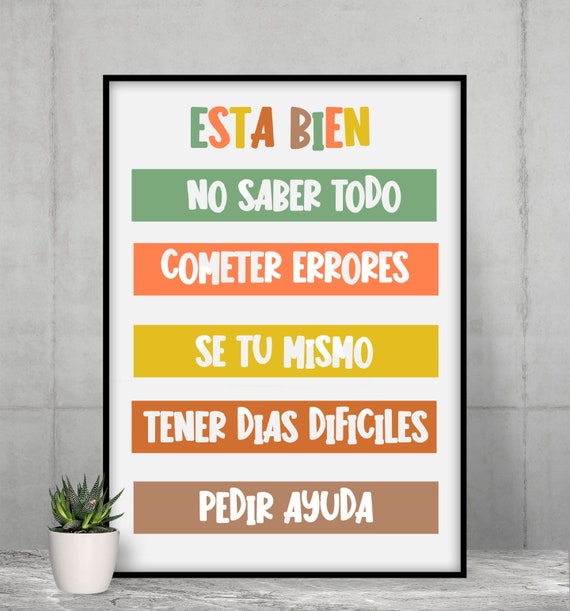 Spanish Classroom Posters