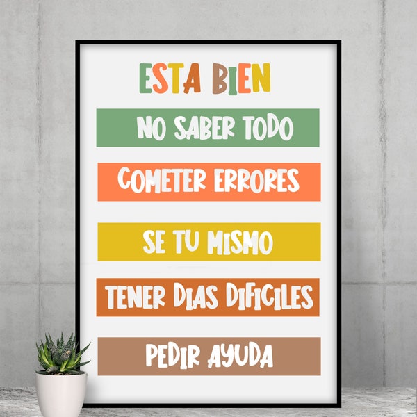 Spanish Poster - Etsy