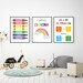 30 Spanish Calming Corner Poster Digital Download Rainbow - Etsy