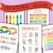30 Spanish Classoom Posters Digital Download Rainbow Kit - Etsy