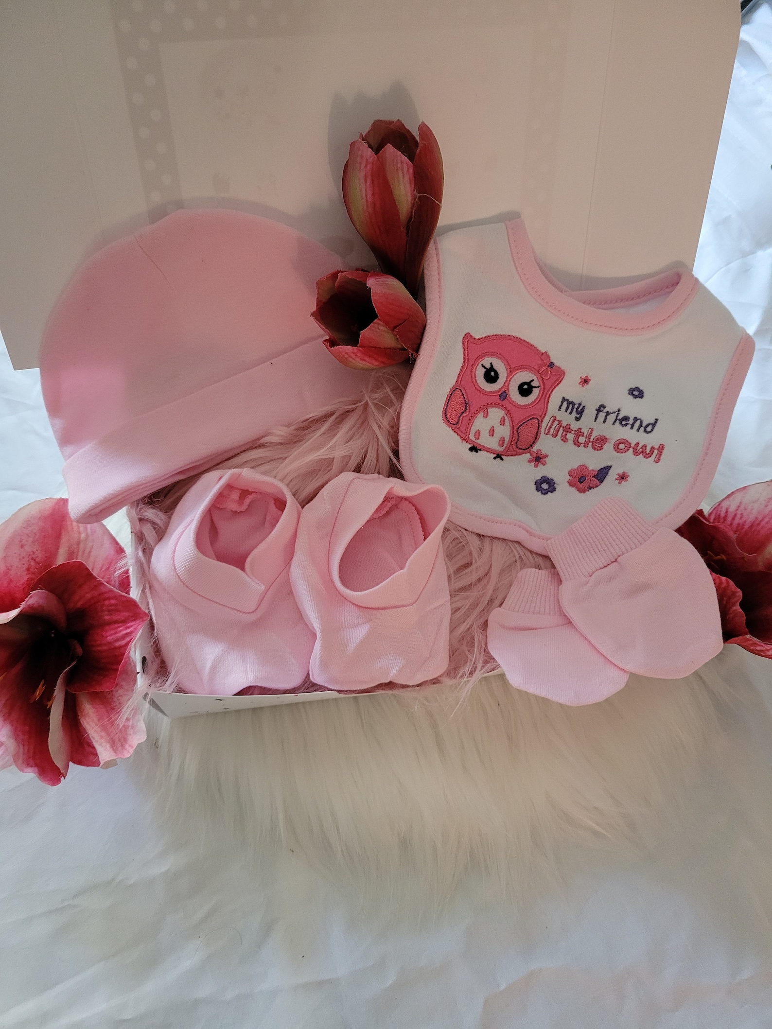 Newborn Pink Gift Box pastel Pink Baby Hamper Baby Shower - Etsy