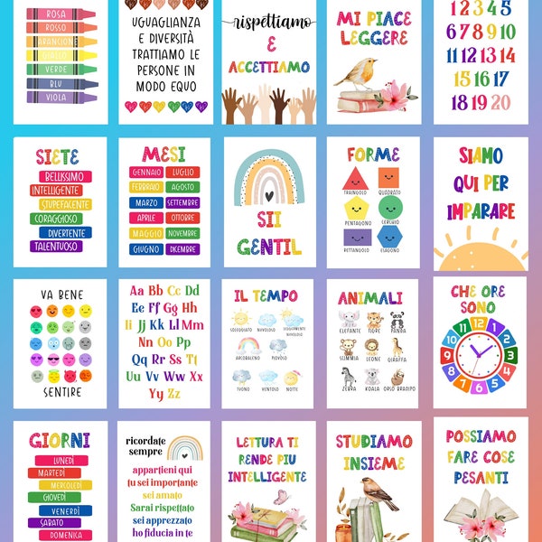 Italian Classroom - Etsy