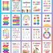 Set of 20 Italian Classroom Rainbow Prints Diversity Decor School Kid ...