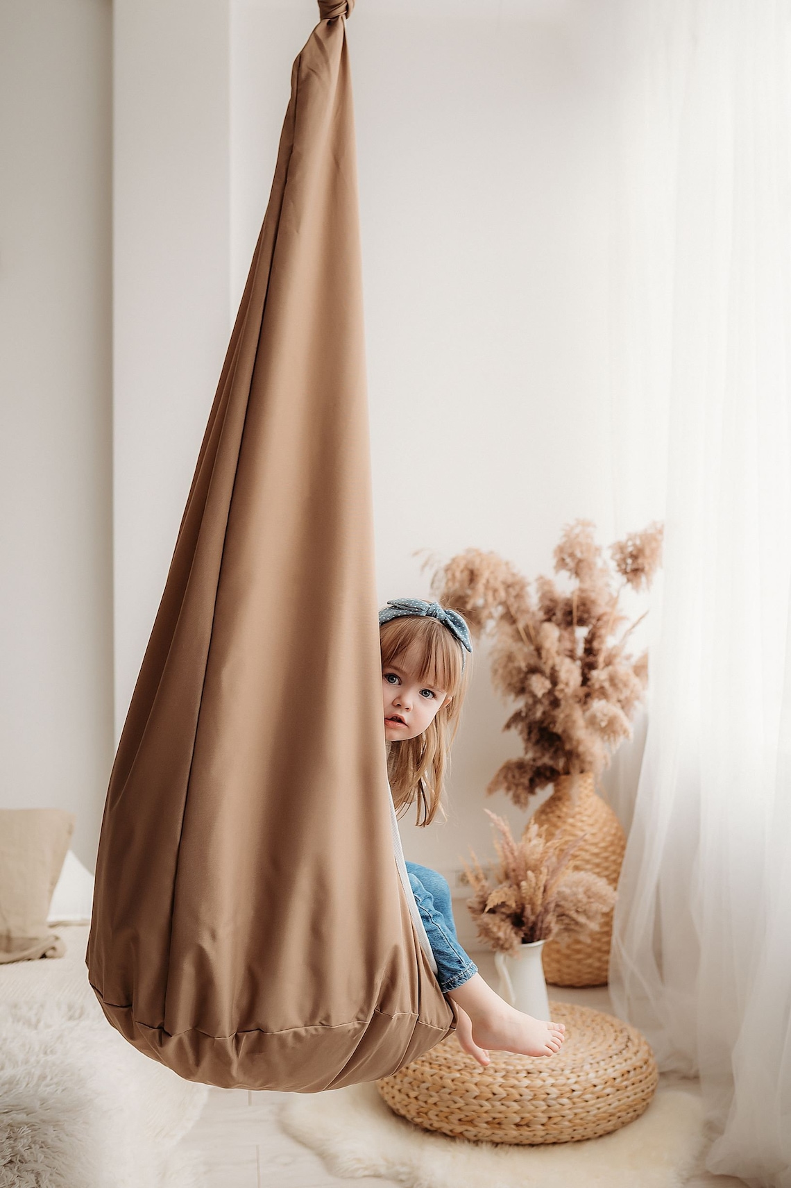 Cocoon Swing Kids Hanging Chair Indoor Sensory Swing Toddler - Etsy