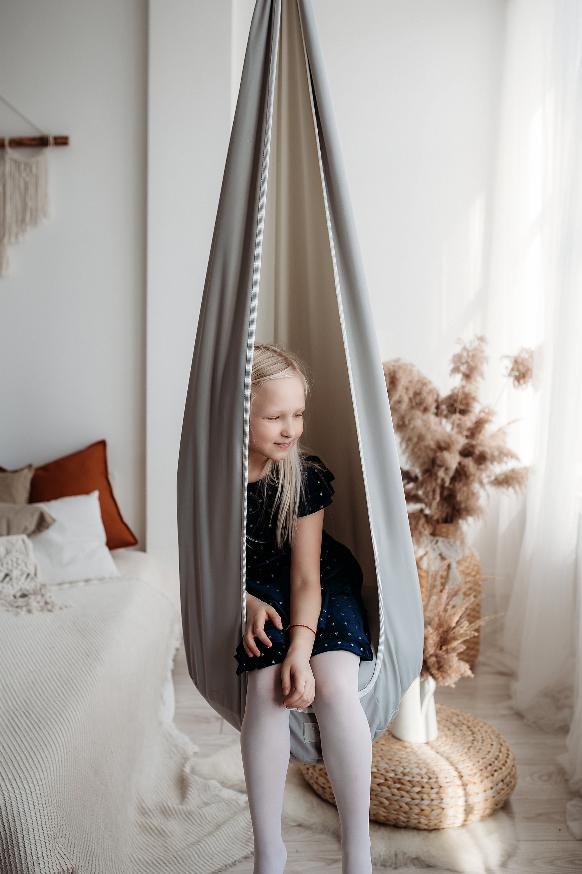 Sensory Cocoon Swing Seat Chair Hanging Pod Indoor Playroom - Etsy