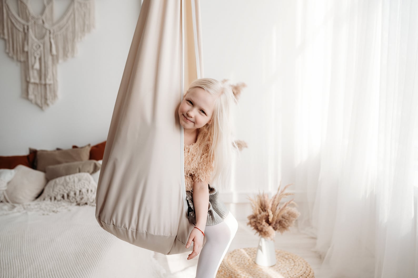 Hanging Pod Swing Cocoon Indoor Toddler Hanging Chair Seat | Etsy