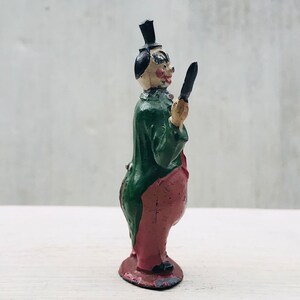 Vintage Miniature Lead Clown Band Conductor Timpo Circus - Etsy