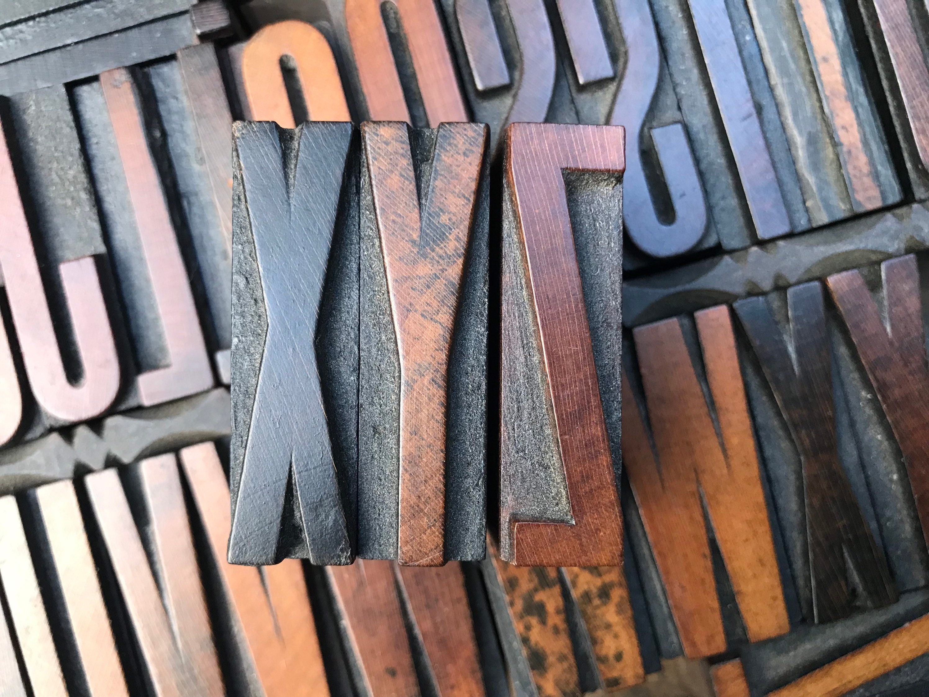 Vintage wooden printers type Collectibles Art & Collectibles etna.com.pe