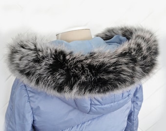 Real Fur Hood Coat - Etsy