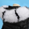 BY ORDER Finnish Silver Fox Fur Trim Hood, Fur Collar Trim, Silver Fox ...