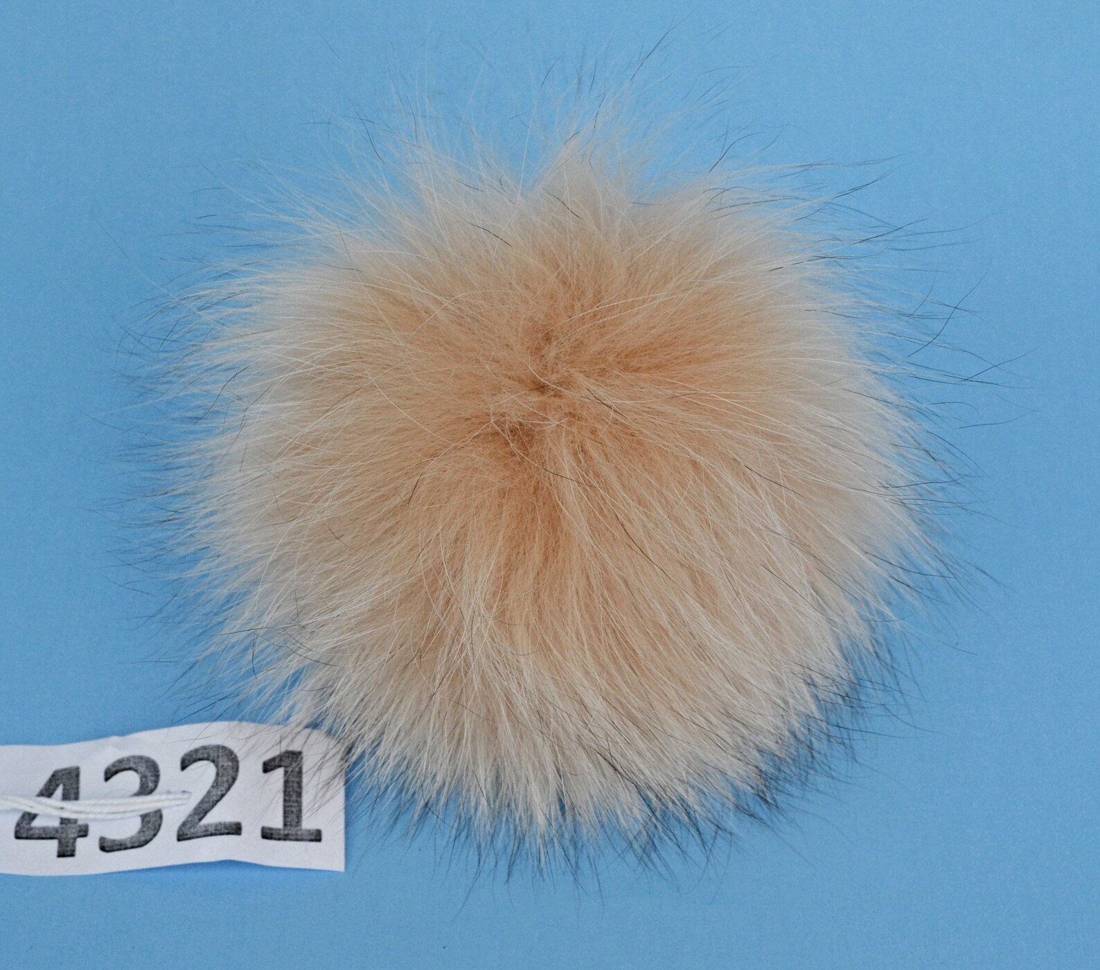 4,5" to 5" HIGHEST QUALITY FOX Pom Poms! Double Fox Fur Shiny Soft Pom ...