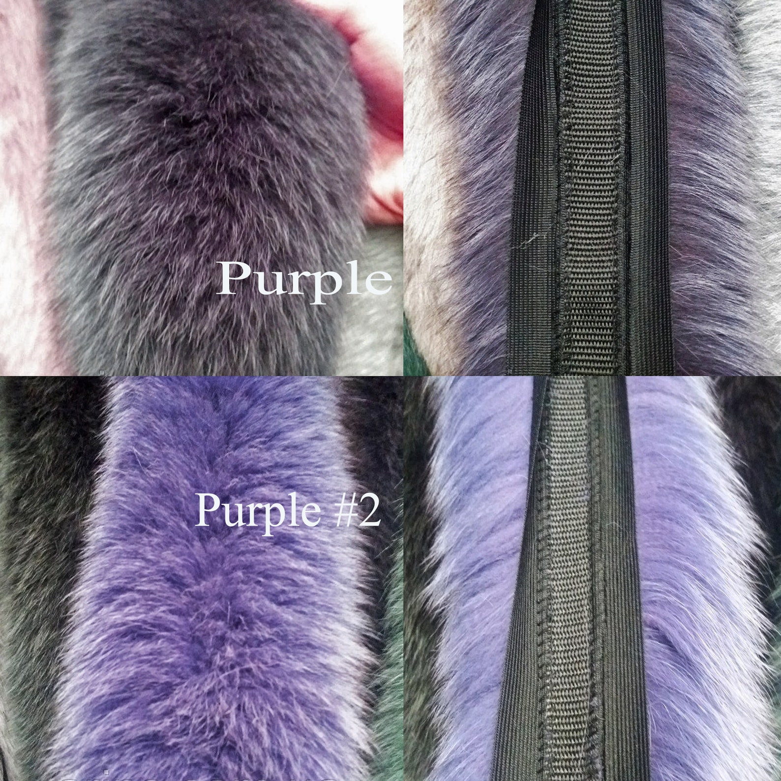 BY ORDER Fox (tail) XL Double Real Fox Fur Trim Hood, Fur Collar Trim ...