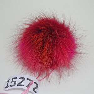 4 to 6 FOX POM POM Red Fox Pom Pom Fox Fur - Etsy