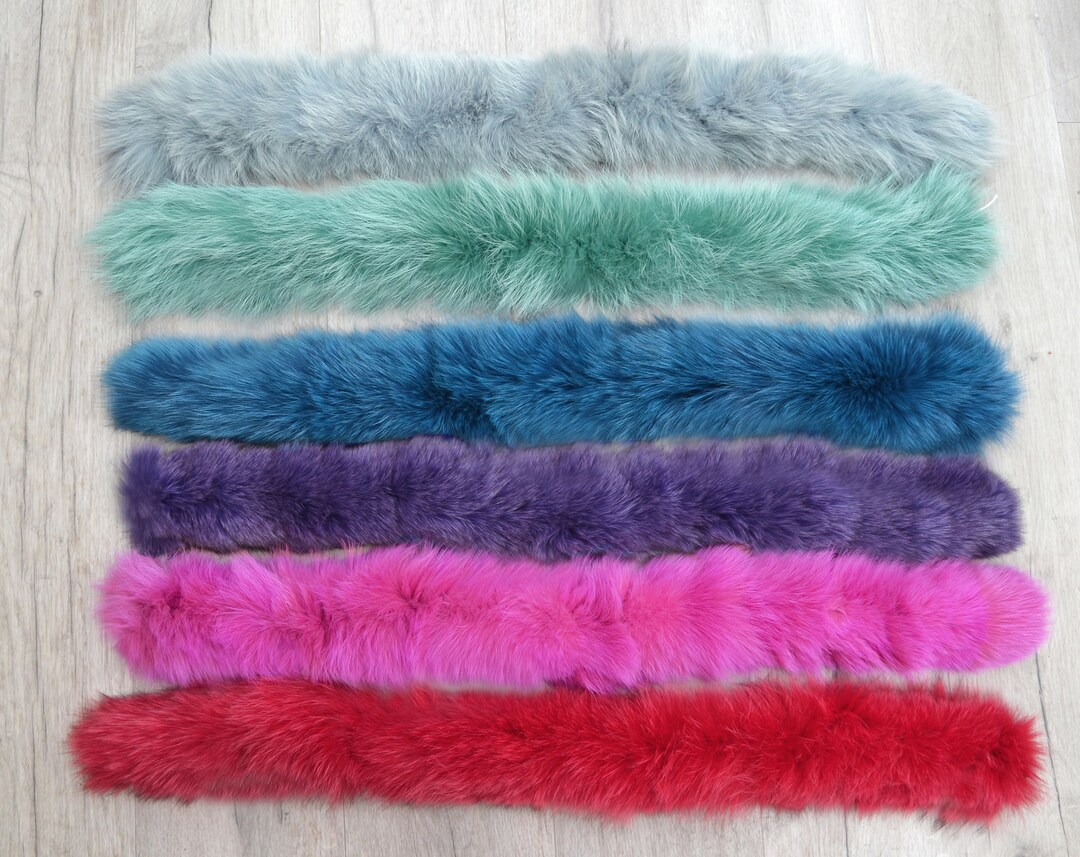 READY to SHIP From Pieces XL Large Full Finnish Real Fox Fur - Etsy UK