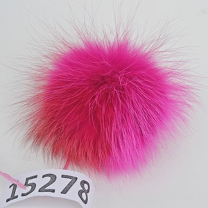 4 to 6 FOX POM POM Red Fox Pom Pom Fox Fur - Etsy
