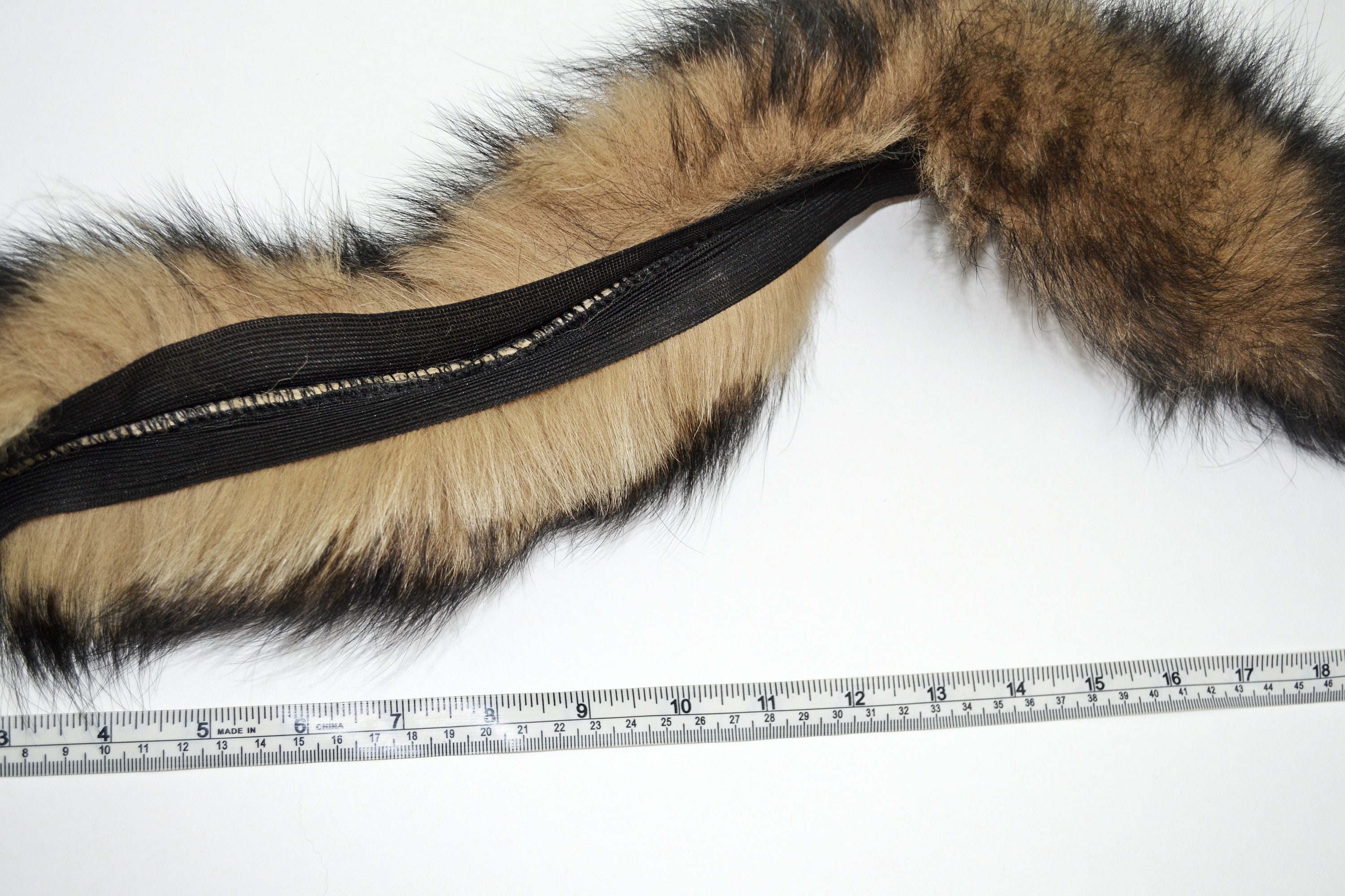 BY ORDER Real Fox Fur tail Trim Hood Fur Collar Trim Fox | Etsy Canada