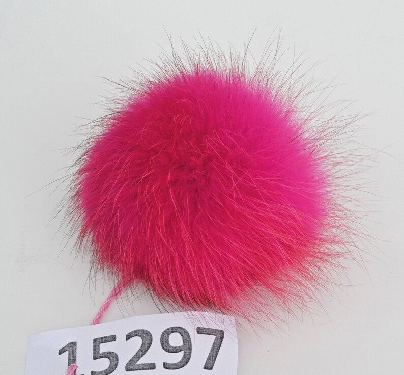 4 to 6 FOX POM POM Red Fox Pom Pom Fox Fur - Etsy
